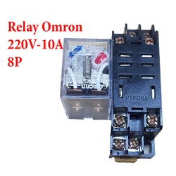 Rơ le, Relay trung gian 220V 8P 10A Kèm Đế | Shopee Việt Nam