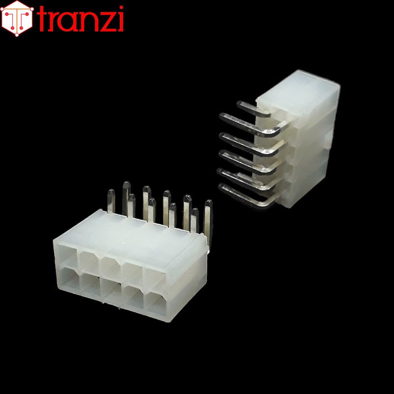 Giắc cắm header 4.2mm 5569 2x5P chân cắm cong trắng - túi 10 cái | Shopee Việt Nam