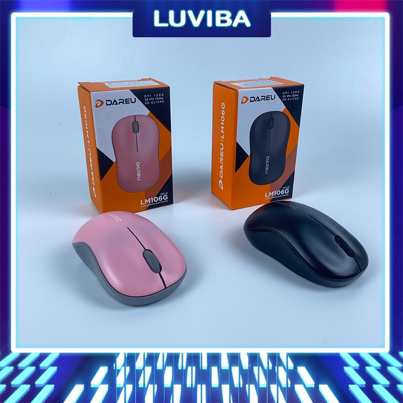 Chuột không dây DAREU LM106 dùng cho Máy tính Laptop | Shopee Việt Nam
