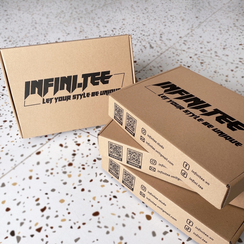 Hộp giấy nắp gập đựng áo INFINITEE | Shopee Việt Nam
