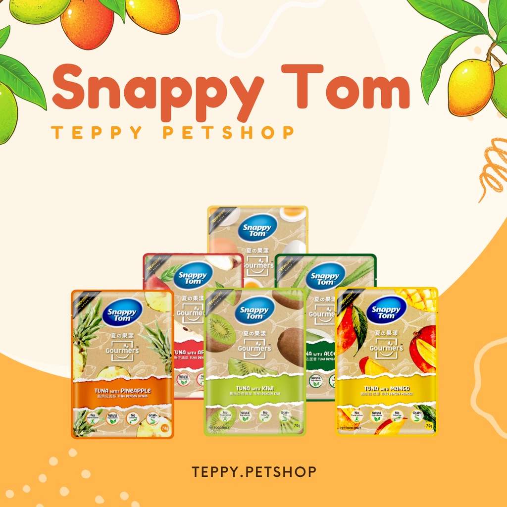 Pate Snappy Tom trái cây cho mèo gói 70g | Shopee Việt Nam