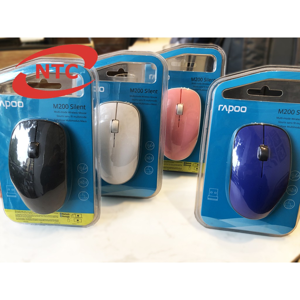 Chuột Bluetooth Rapoo M200 Silent | Shopee Việt Nam