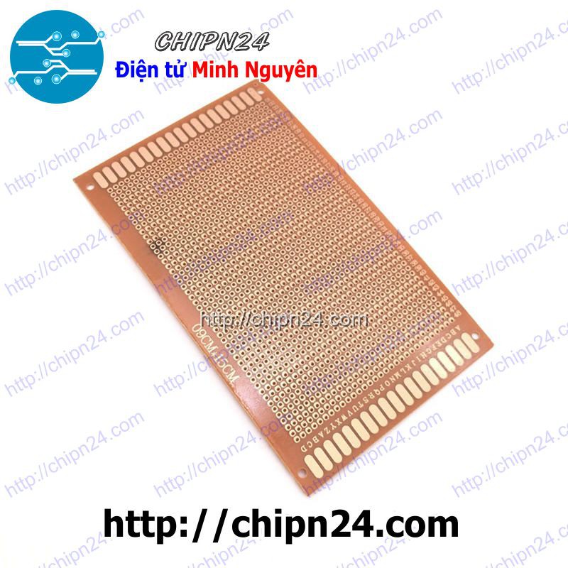 [1 TẤM] Testboard 1 mặt thường 9x15cm (Board đồng đục lỗ PCB, Testboard ...