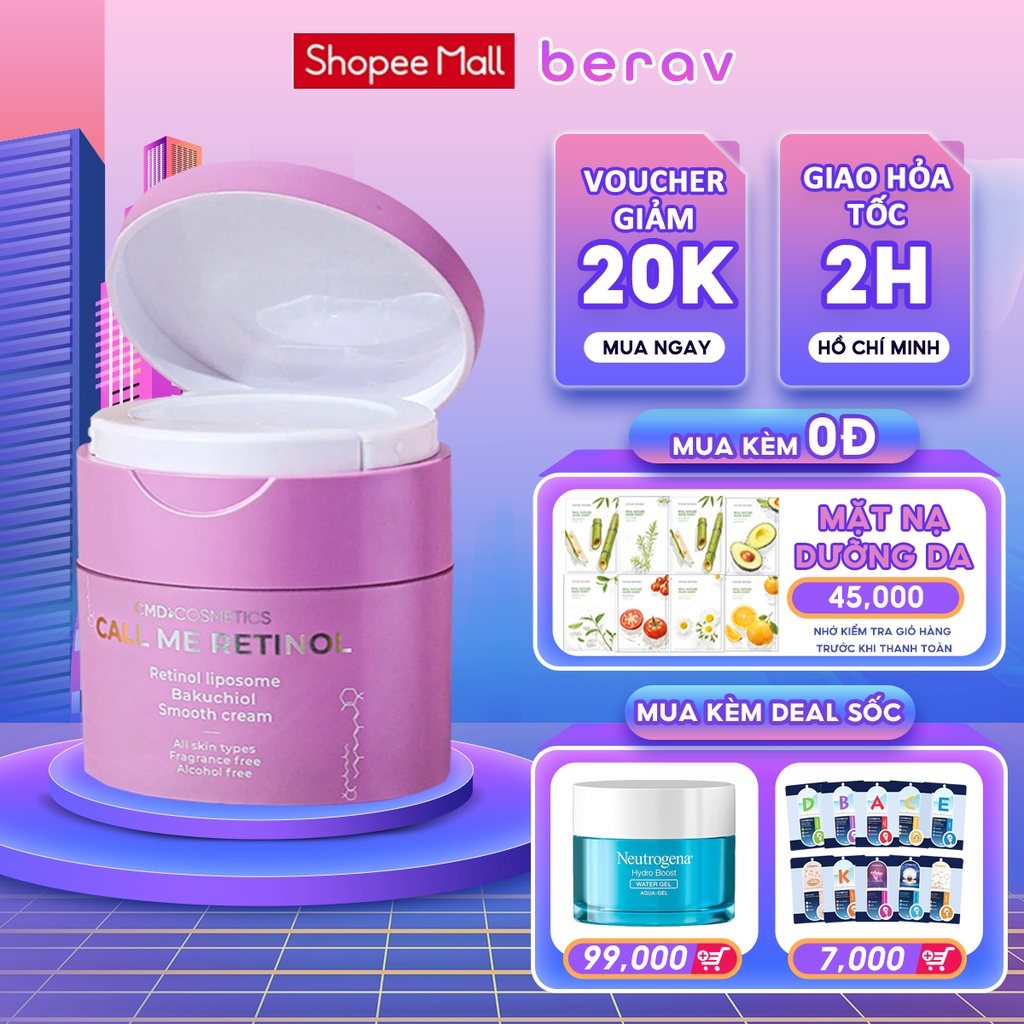 Kem Dưỡng Call Me Retinol Giảm Nếp Nhăn, Chống Lão Hóa và Mờ Thâm 50ml ...