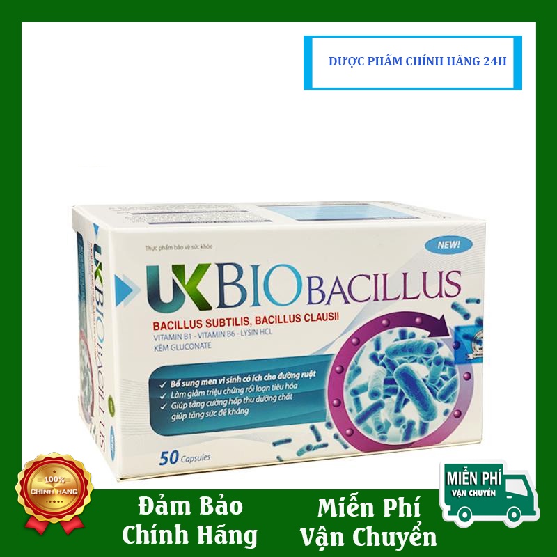 UK Bio Bacillus - Viên uống Bổ Sung Men Vi Sinh Đường Ruột | Shopee ...