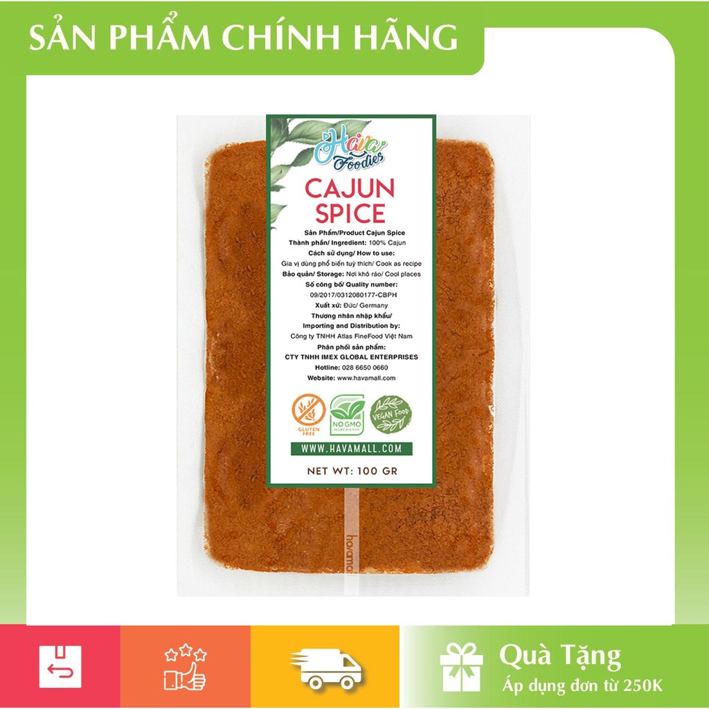 [HÀNG CHÍNH HÃNG] Bột Gia Vị Ướp Hải Sản Cajun – Cajun Spice Blend ...
