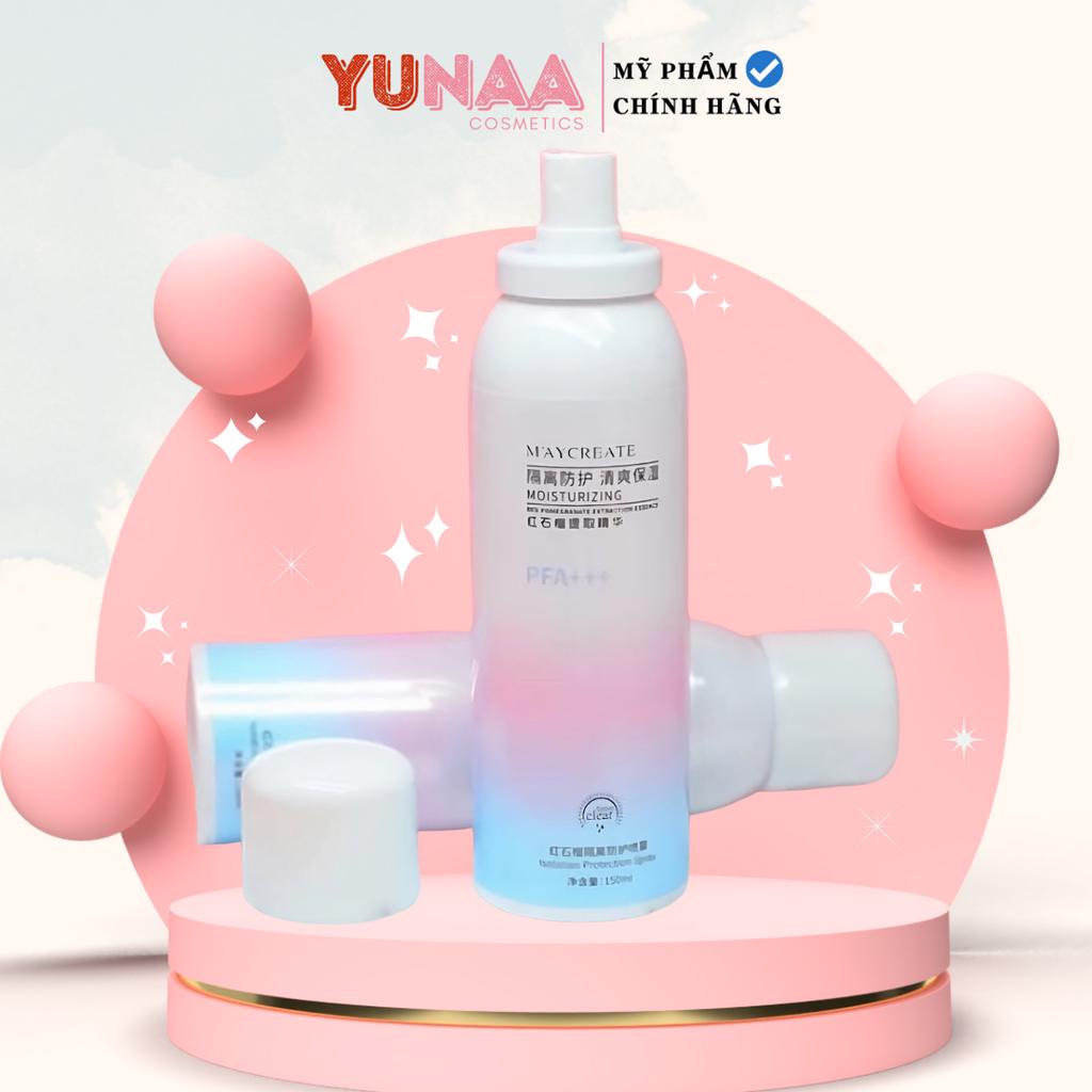 [Y157] Xịt chống nắng trắng da MAYCREATE - Moisturizing Spray - Chính ...