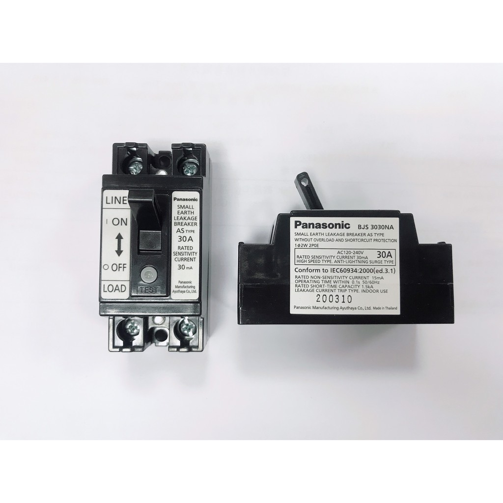 Cầu dao chống giật,CB cóc chống giật 15A 30A Panasonic | Shopee Việt Nam