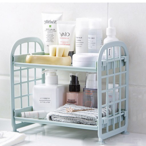 ( KỆ MINI 2 TẦNG 4 LƯỚI ) KỆ NHỰA MINI 2 TẦNG- mầu 4 lưới kd HV40【hv40 ...