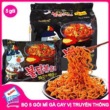 [LỐC 5 GÓI] MÌ CAY SANYANG HÀN QUỐC - ĂN VẶT SIÊU NGON | Shopee Việt Nam