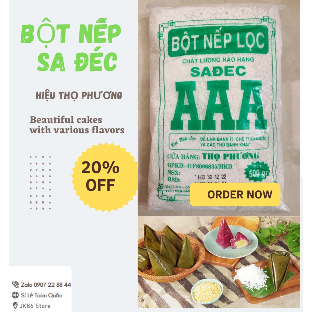Bột Nếp Lọc AAA Sa Đéc | Shopee Việt Nam