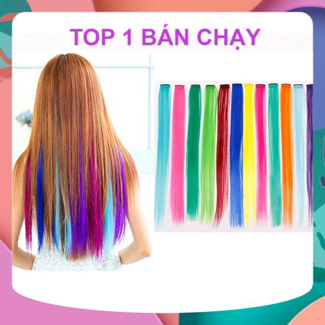 [HÀNG SIÊU CẤP] TÓC KẸP MÀU/ TÓC GIẢ GẢY LINE/ TÓC HIGHTLIGHT SIÊU ĐẸP ...