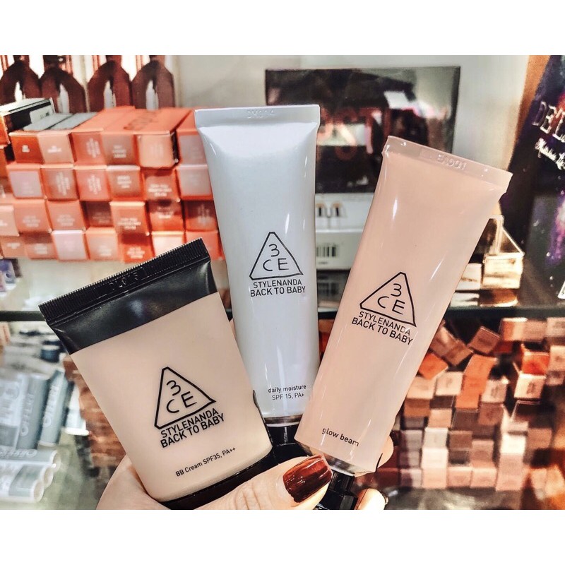 [CHÍNH HÃNG 100%] KEM NỀN-LÓT 3CE BB CREAM BACK TO BABY | Shopee Việt Nam