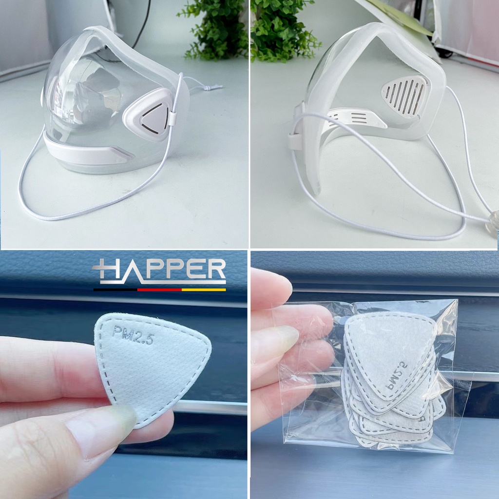 [Chính hãng] 10 chiếc màng lọc 5 lớp cho khẩu trang Happer | Shopee Việt Nam