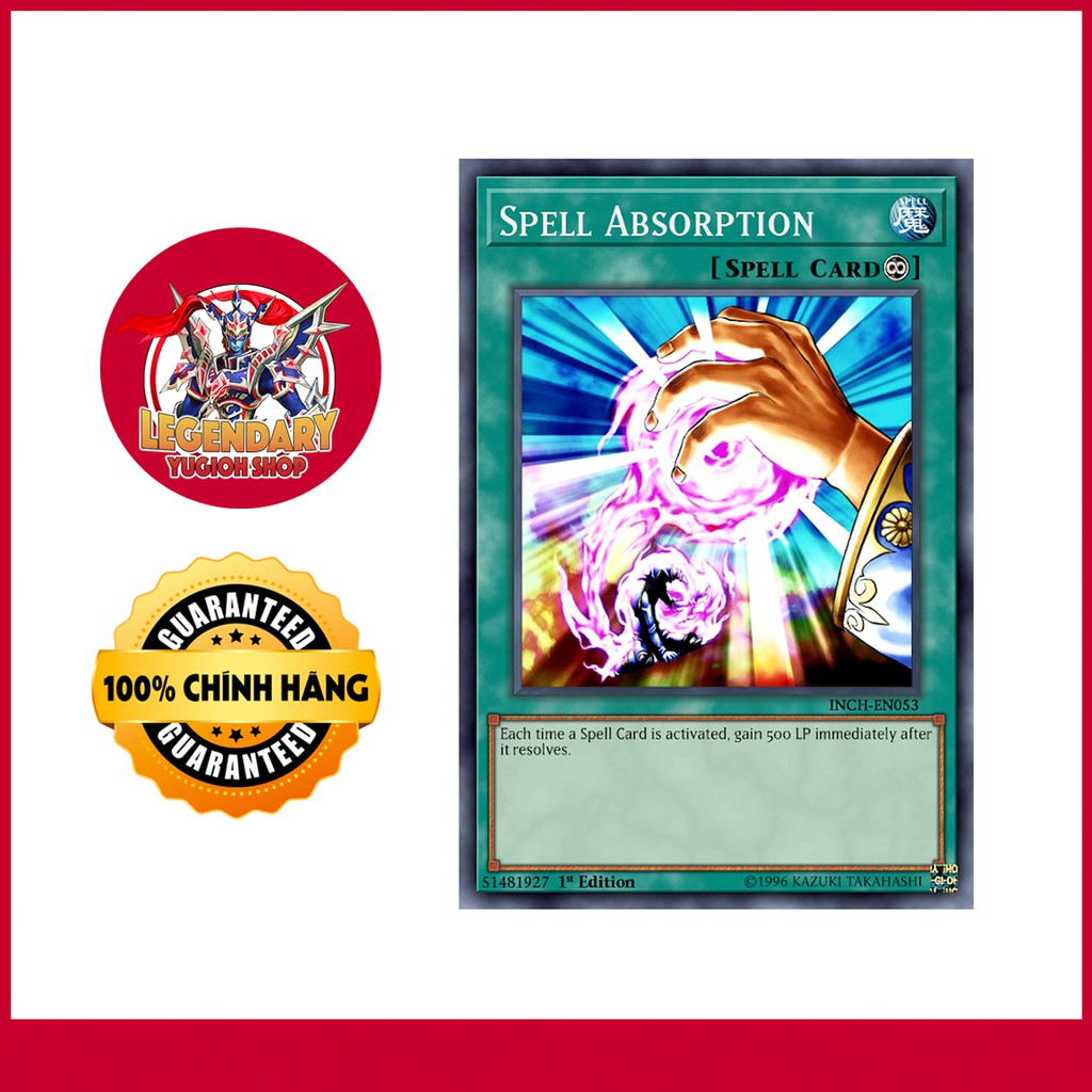 [Thẻ Bài Yugioh Chính Hãng] Spell Absorption | Shopee Việt Nam