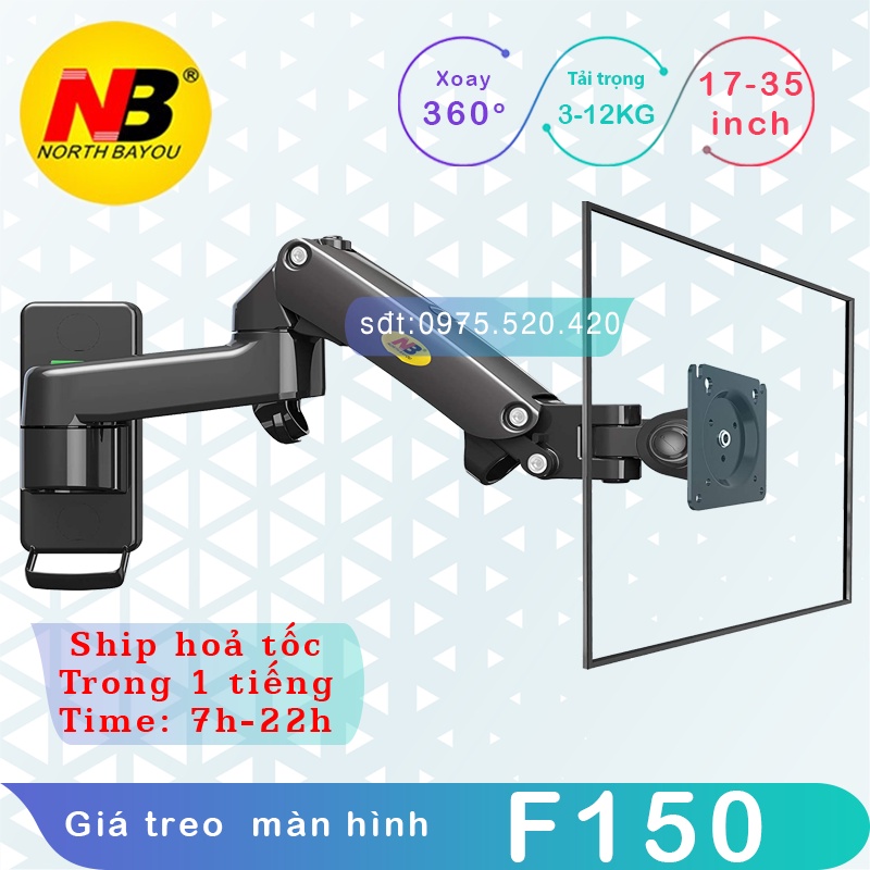 F150 F425 Giá Treo Màn hình TIVI gắn tường/ Arm màn hình gắn tường/ GIÁ ...