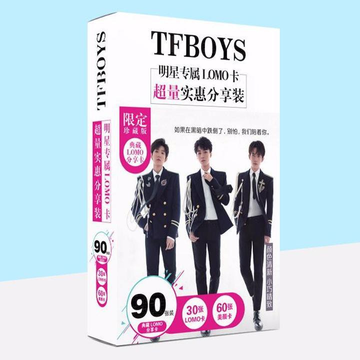 Hộp ảnh Lomo TFBoys Vương Tuấn Khải Vương Nguyên Dịch Dương Thiên Tỷ tập ảnh | Shopee Việt Nam