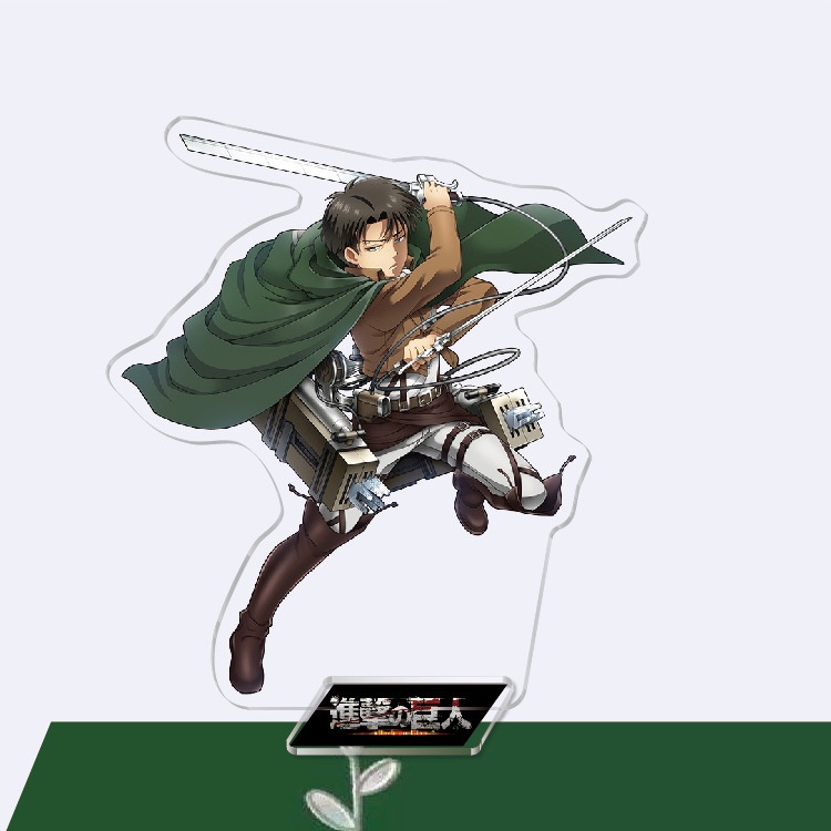 Mô hình nhân vật mica standee LEVI Attack on Titan in hình anime chibi ...