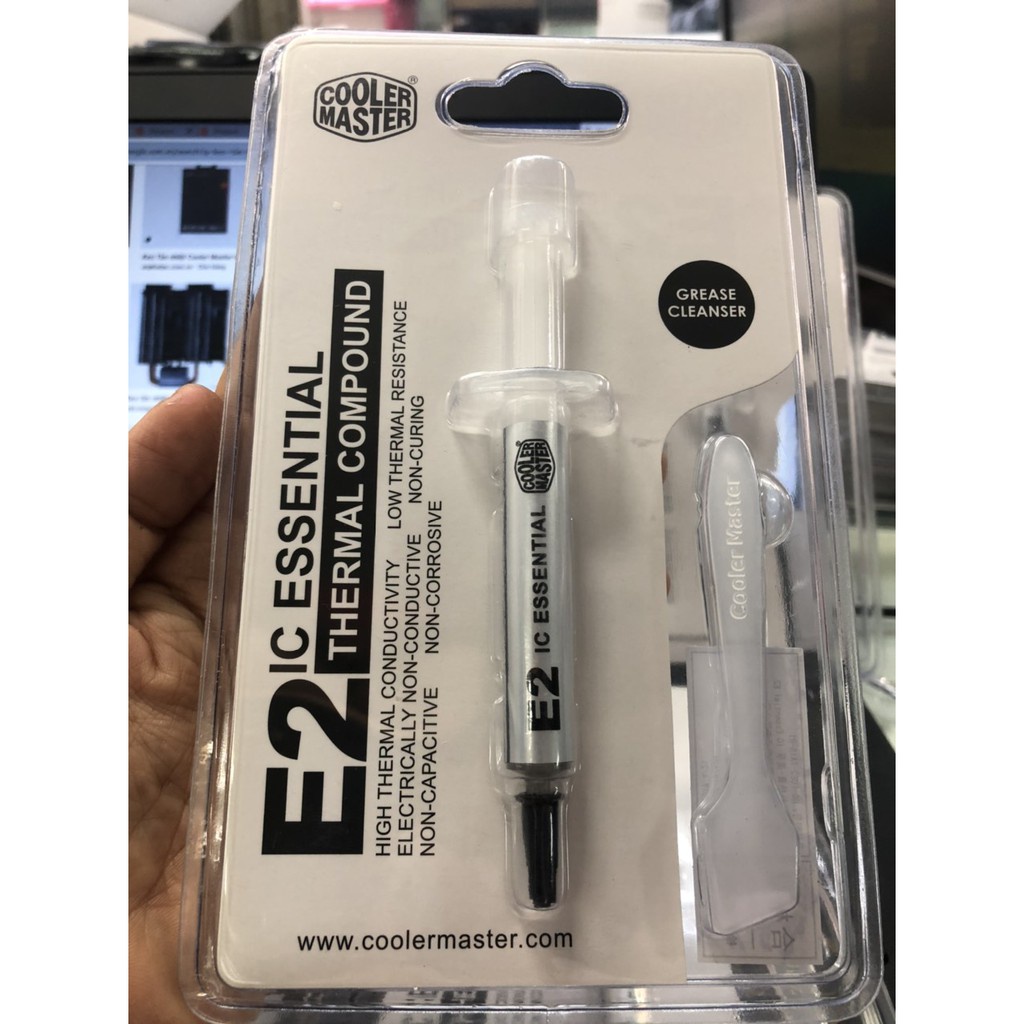 Keo tản nhiệt Cooler Master E2 IC Essential 1.5ml - Hiệu năng tốt, Không gây ăn mòn chập mạch ...