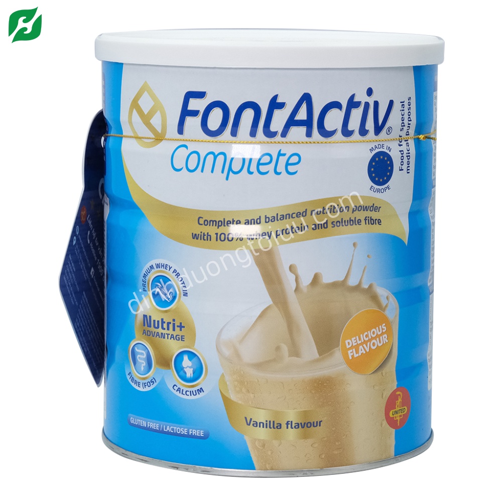 Sữa bột cho người cao tuổi, người bệnh đang phục hồi FontActiv Complete (800g) | Shopee Việt Nam