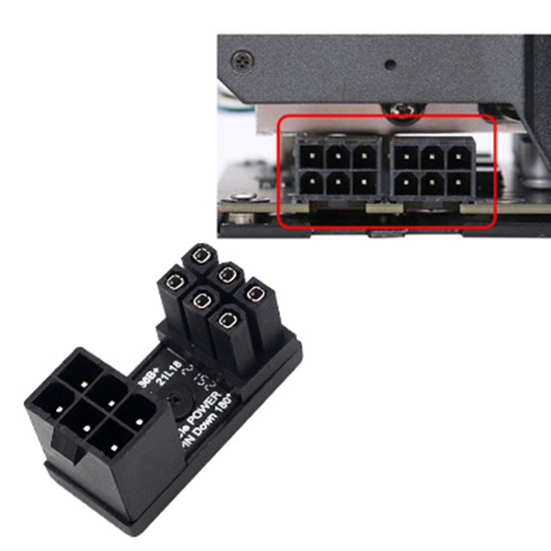 Card Đồ Họa ATX 8 Pin 6Pin 180 Độ Cho Máy Tính | Shopee Việt Nam