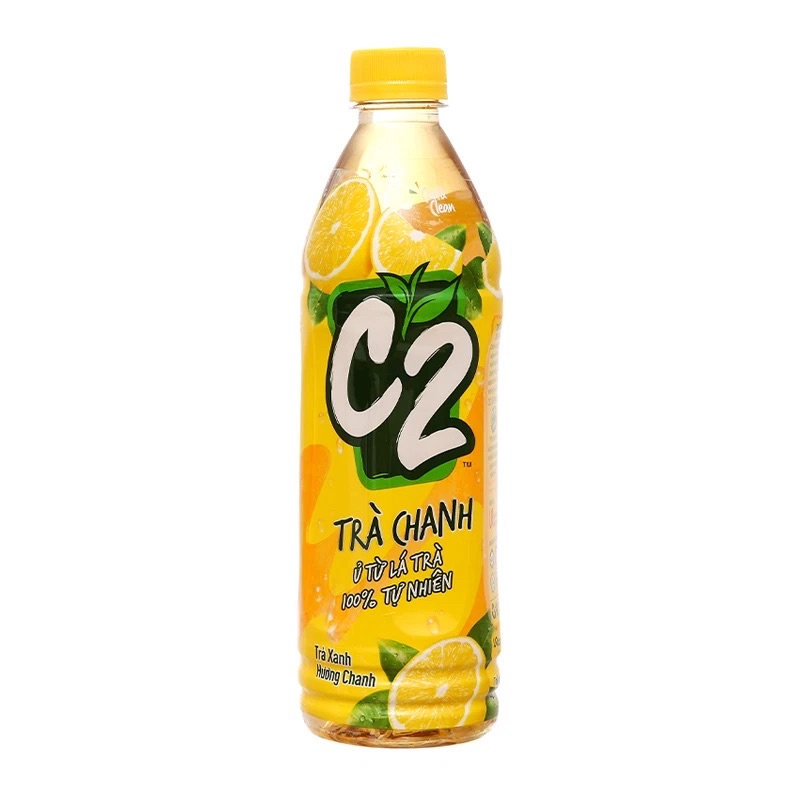 Trà C2 Chanh - Ủ Từ Lá Trà 100% tự nhiên - Chai 455ml | Shopee Việt Nam
