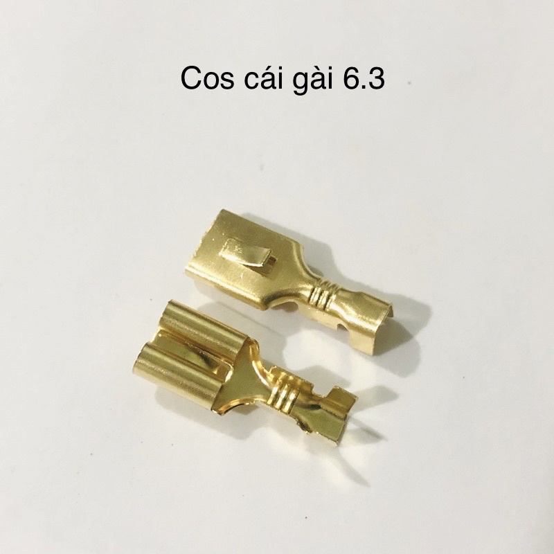 [HCM] 100 ĐẦU COS GHIM TRUNG 4.8/ GHIM LỚN 6.3 CHO Ô TÔ,XE MÁY BẰNG ...