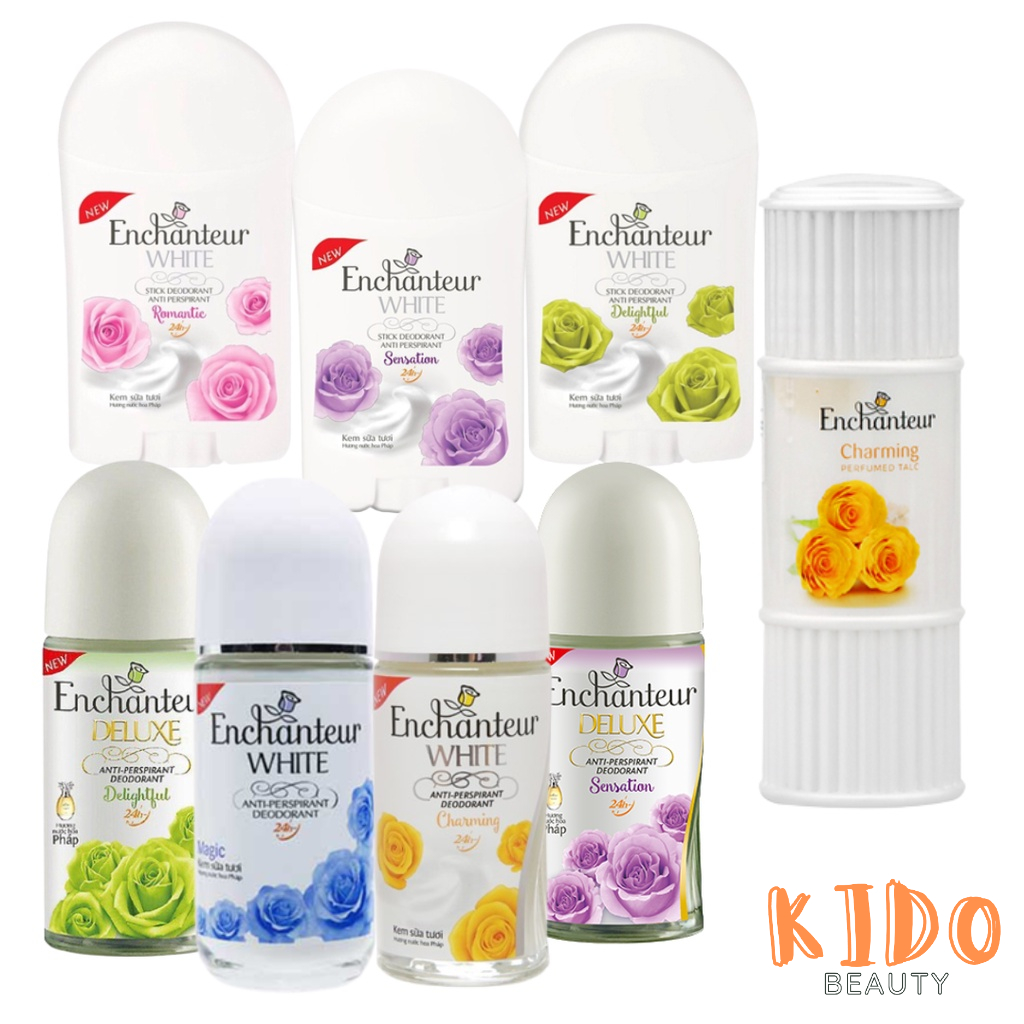Lăn khử mùi trắng da Enchanteur Deluxe 50ml | Sáp khử mùi Enchanteur ...