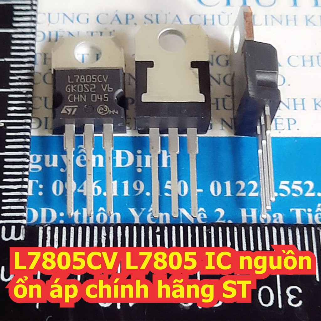 5 con L7805CV L7806CV L7808CV L7809CV L7812CV L7815CV L7824CV 7805 7806 ...