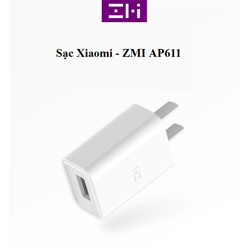 Củ sạc nhanh Xiaomi - ZMi 5V 2A AP611 (Chuẩn 3C) | Shopee Việt Nam
