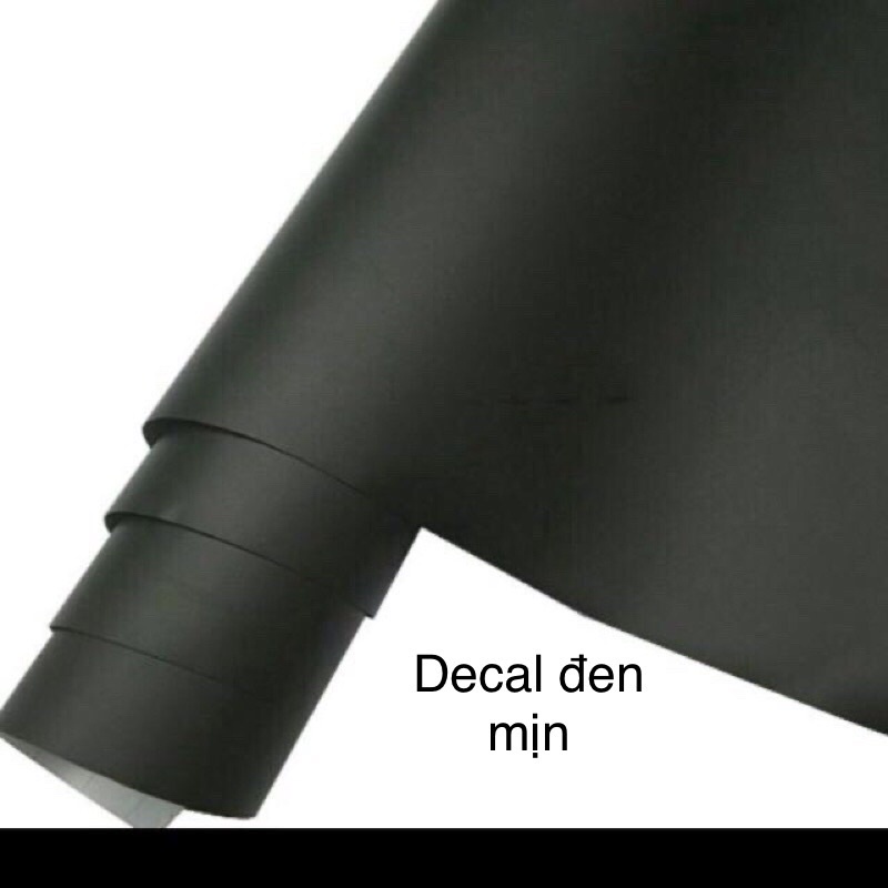 Decal đen mờ đen trơn mịn hàng cao cấp dán oto xe máy điện thoại laptop ...