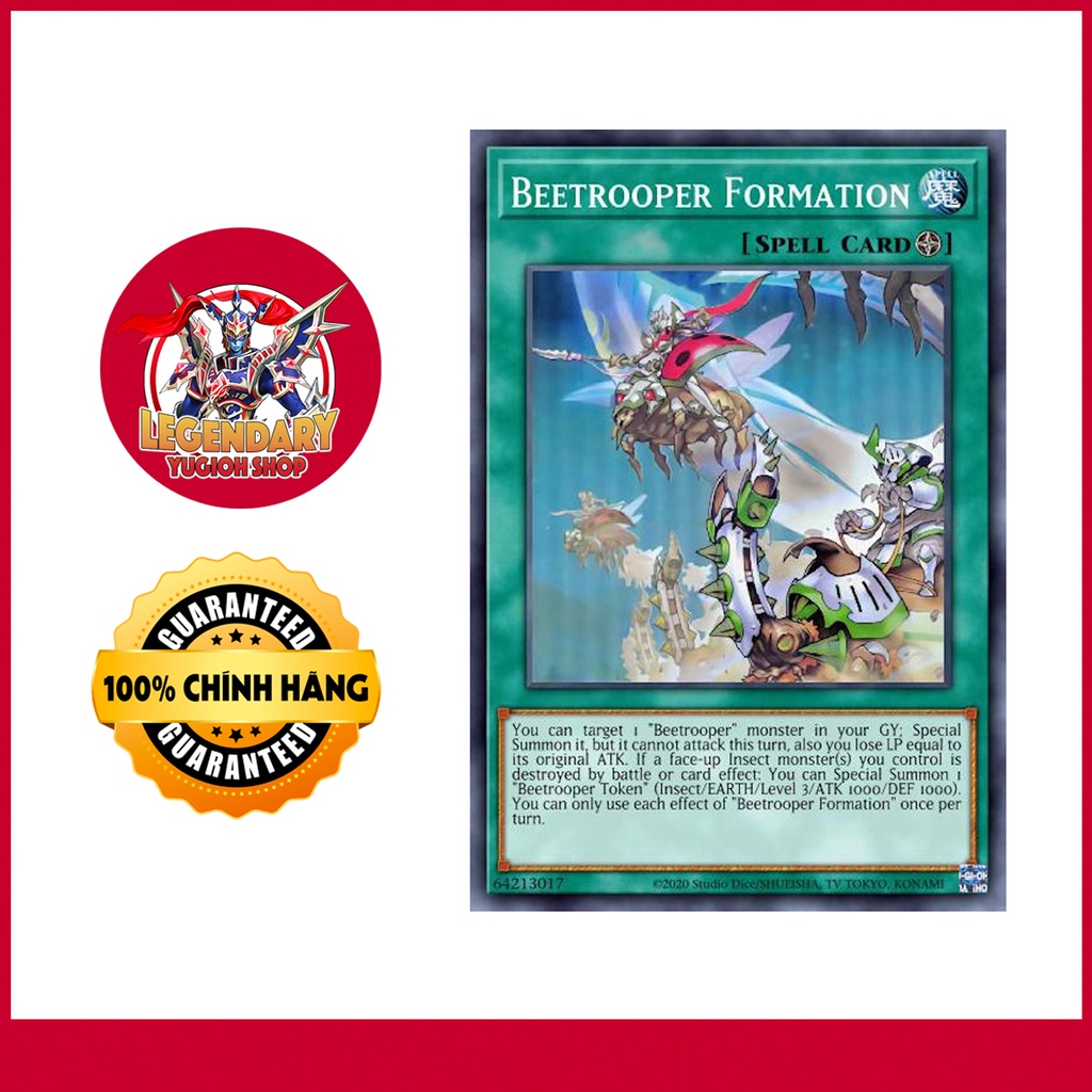 [EN-JP][Thẻ Bài Yugioh Chính Hãng] Beetrooper Formation | Shopee Việt Nam