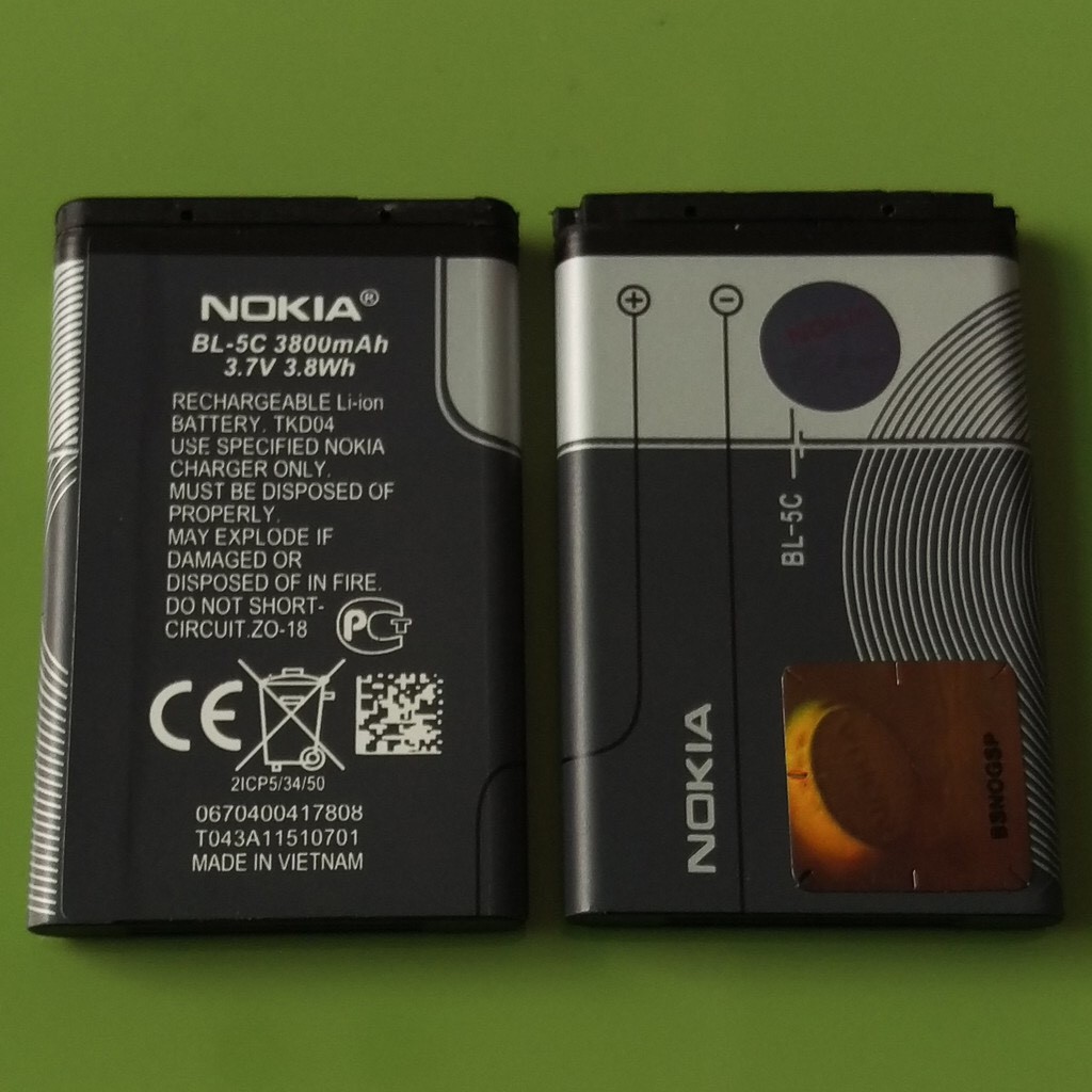 PIN NOKIA BL-5C ZIN | Shopee Việt Nam