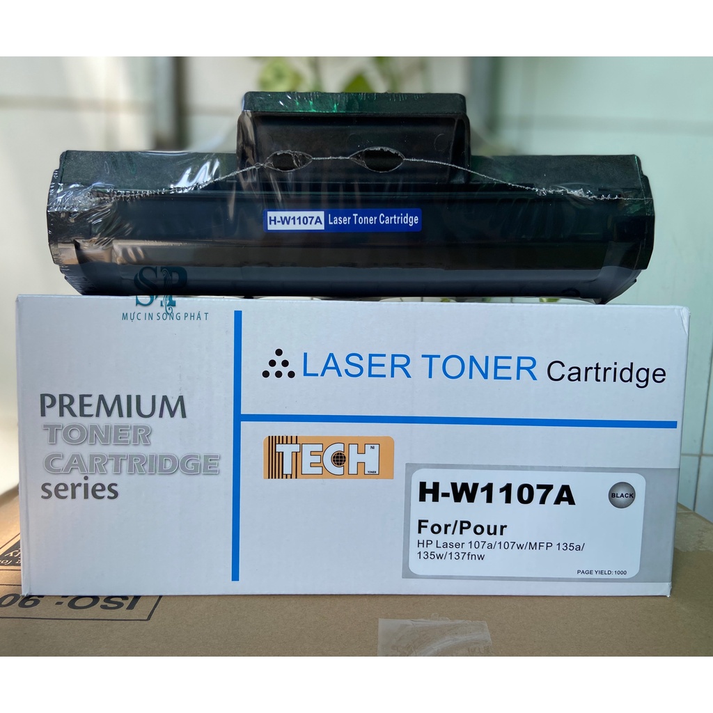 Mực hộp laser HP 107A Black (W1107A) - Dùng cho Máy in HP 107a/ 107w ...