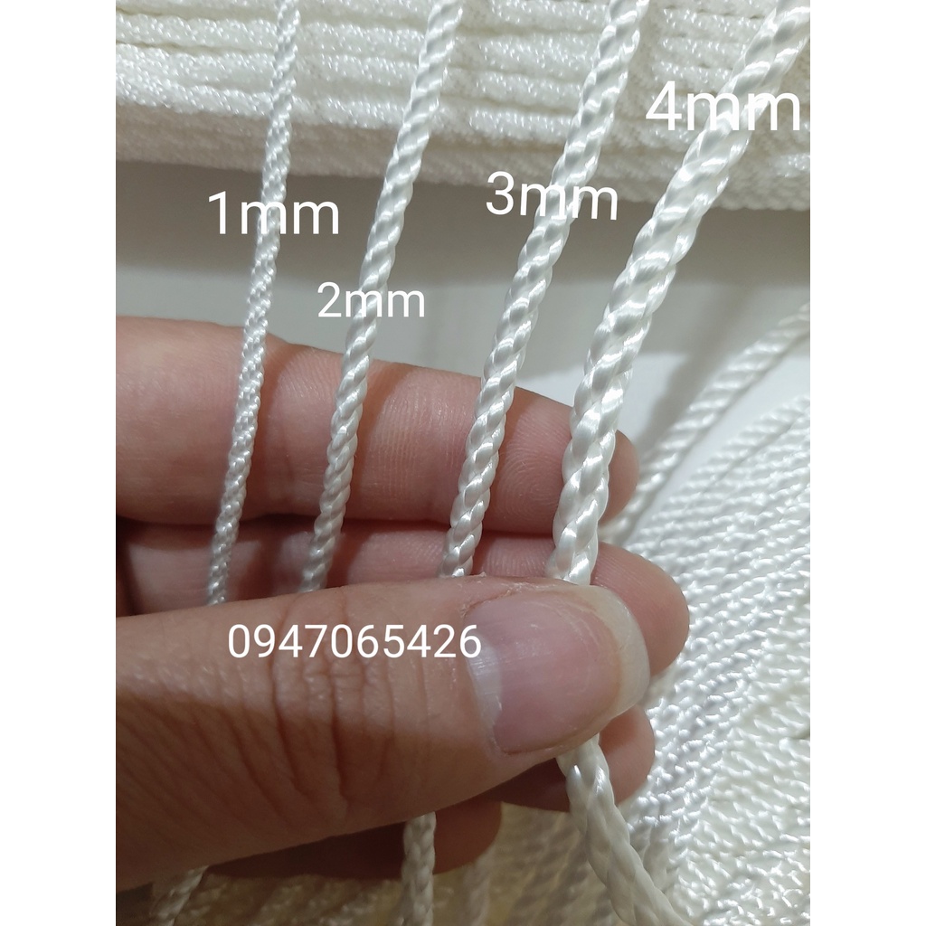 Dây Dù Thả Diều, Cắm Trại, dây nylon buộc lưới(1mm..4mm) 1kg | Shopee Việt Nam