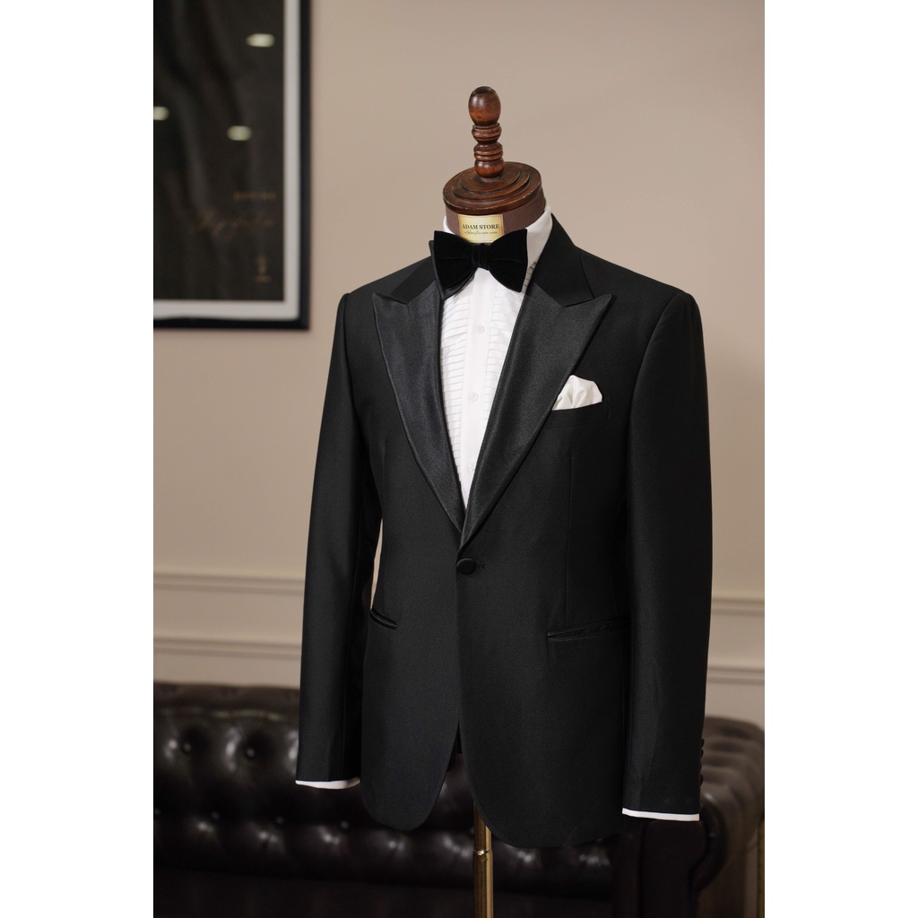 ÁO VEST NAM ADAM STORE ĐEN VÂN TXV209CNB | Shopee Việt Nam