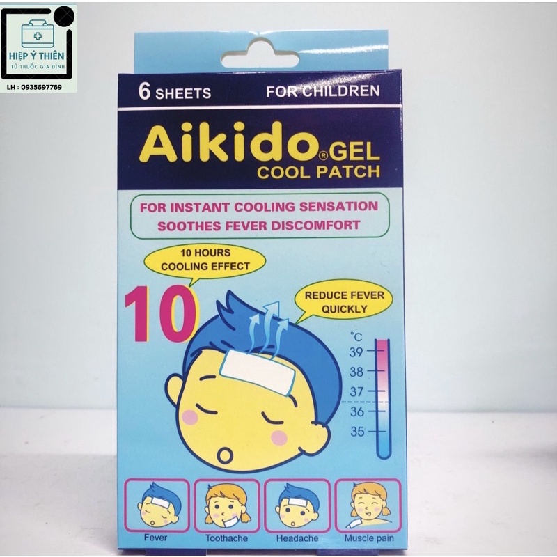 [CHÍNH HÃNG] MIẾNG DÁN HẠ SỐT AIKIDO/AIKIDO FEVER REDUCER PATCH ...