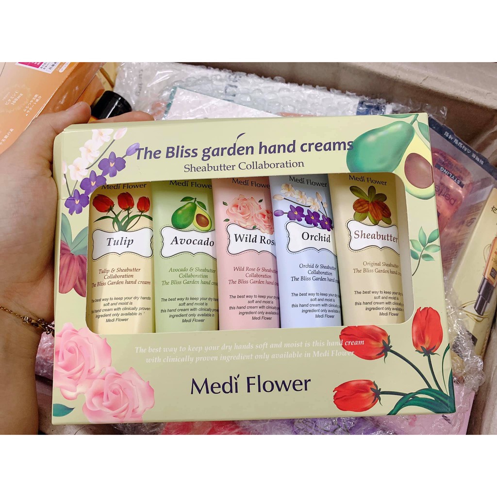 Kem Dưỡng Da Tay Medi Flower "The Secret Garden Of Five Hand Cream ...