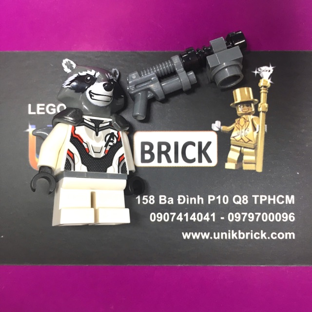 Lego UNIK BRICK Rocket Raccoon trong Super Heroes Avengers End Game ...