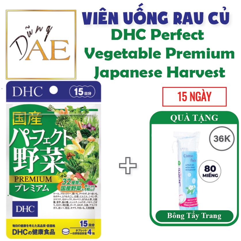 Viên Rau Củ DHC Perfect Vegetable Premium Japanese Harvest rau củ quả ...