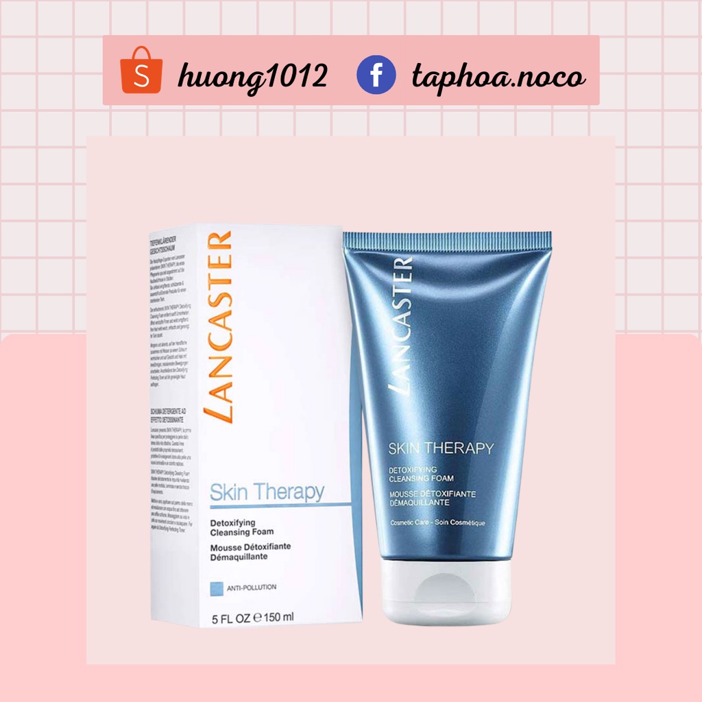 Sữa rửa mặt Lancaster Skin Therapy Detoxifying Cleansing Foam 150ml ...