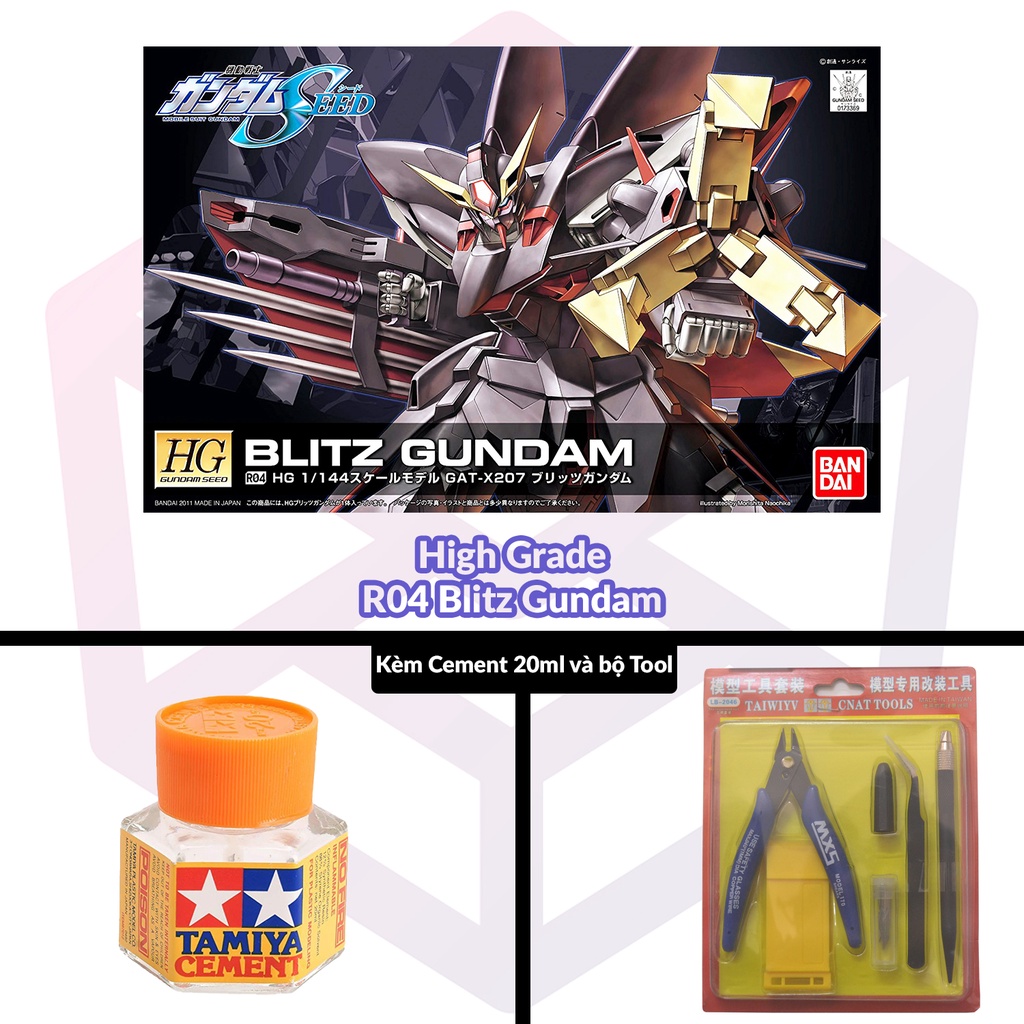 Mô Hình Gundam Bandai HG R04 Blitz Gundam 1/144 SEED [GDB] [BHG] | Shopee Việt Nam