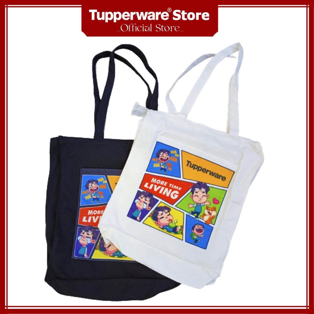 Túi vải Tote Kevin Tupperware (màu ngẫu nhiên) | Shopee Việt Nam