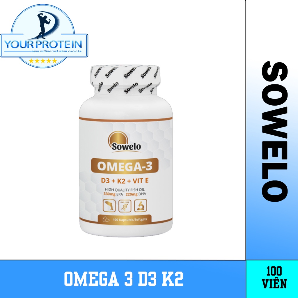 Sowelo Omega 3 D3 K2 100v - Hỗ Trợ Xương Chắc Khỏe | Shopee Việt Nam