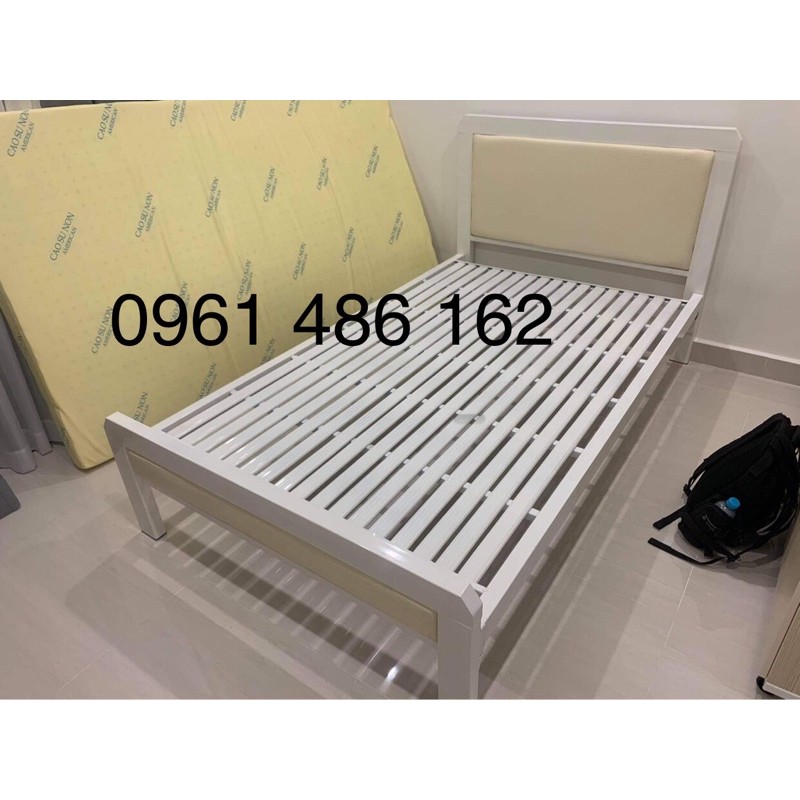 Giường khung hộp 4x8 cao cấp 1mx2m - bảo hành 2 năm - freeship hcm ...