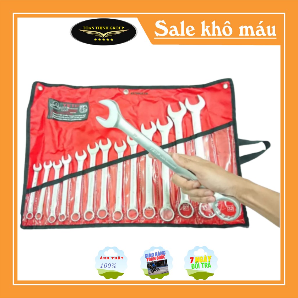 [Hàng Xịn] Bộ Cờ Lê YETI USA Cao Cấp 14 Chi Tiết Từ 8 - 24mm, Bộ Chìa Khóa Sửa Xe, Chất Liệu ...
