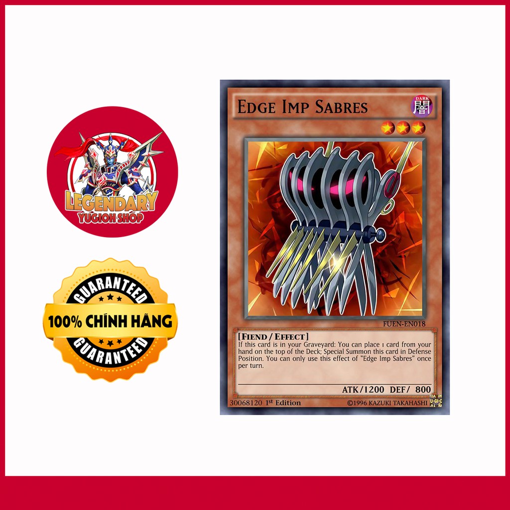 [Thẻ Bài Yugioh Chính Hãng] Edge Imp Sabres | Shopee Việt Nam