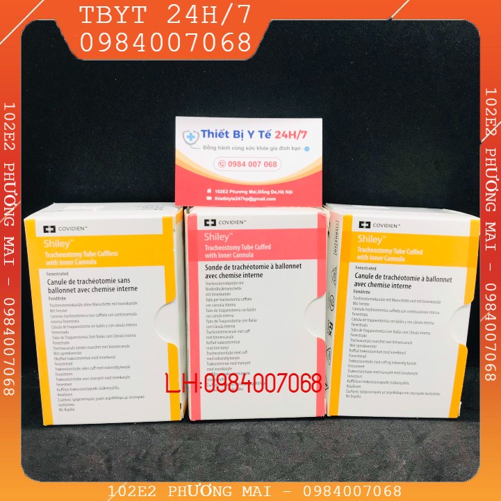 [HÀNG CHUẨN] SHILEY CFS, LPC, CFN, FEN - Bộ canuyn mở khí quản 2 nòng ...