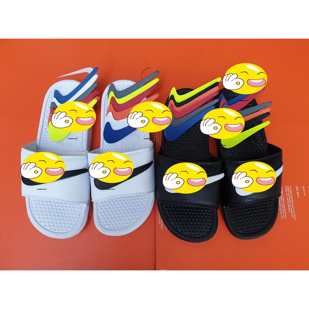 dép Nike change - Tặng kèm hộp + bộ móc dán (4 Móc) | Shopee Việt Nam