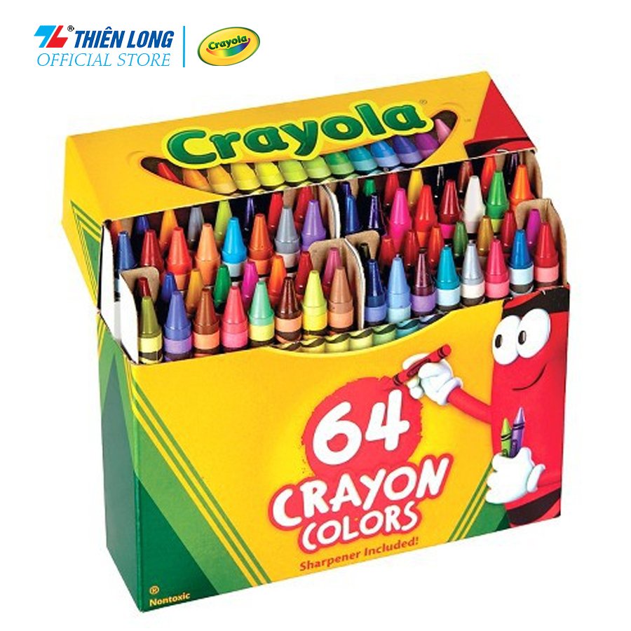 (Hàng Chính Hãng) Bộ 64 sáp màu Crayola CRAYON | Shopee Việt Nam